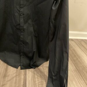 Zara | Shirts | Zara Black Super Slim Dress Shirt | Poshmark